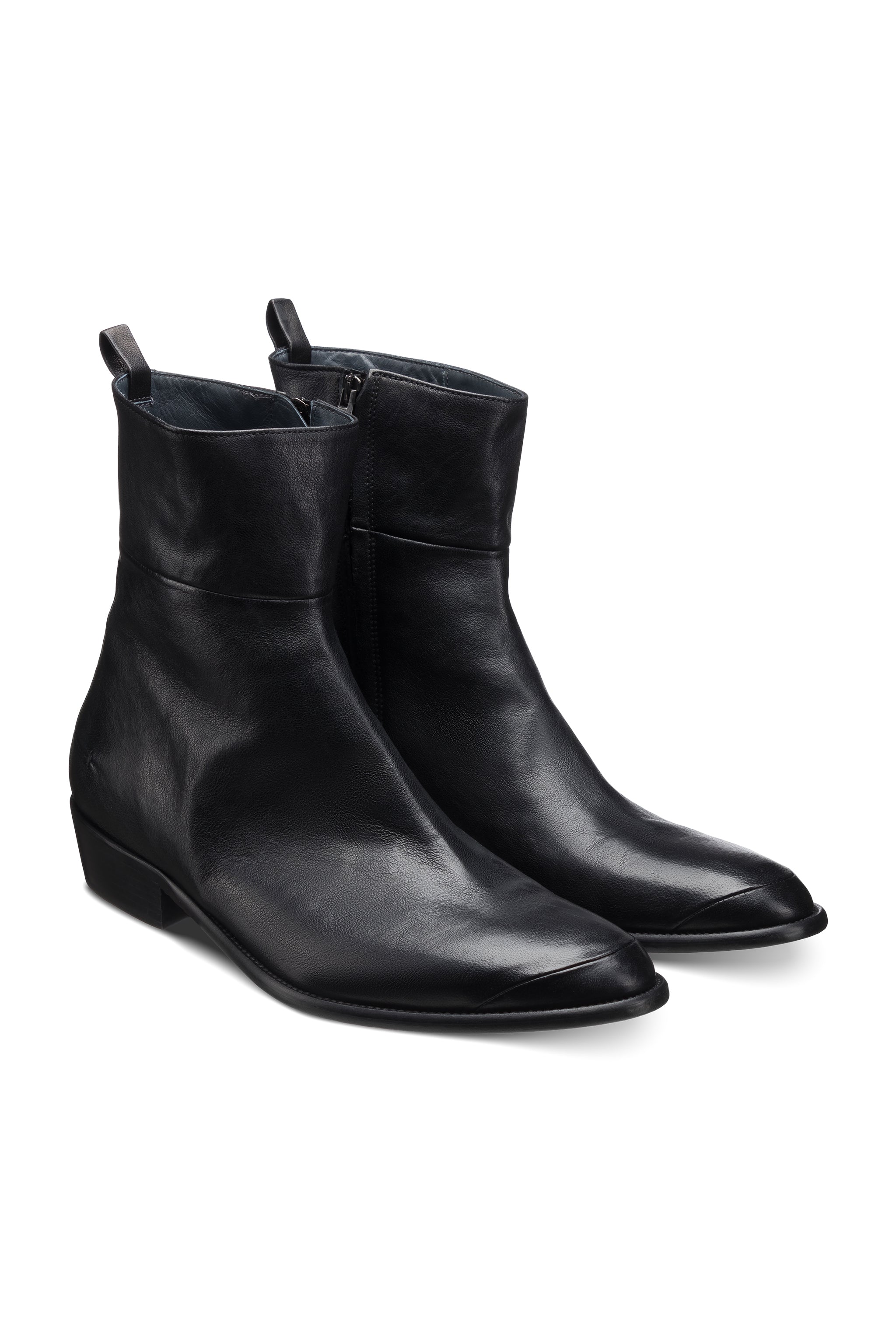 Fine Handmade Mens Solleret Boot In Noir | Techin.com – Téchin